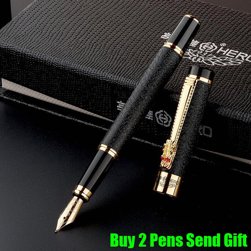 Classic Luxury Metal Ink Fountain Pen Luxury Drago... – Grandado