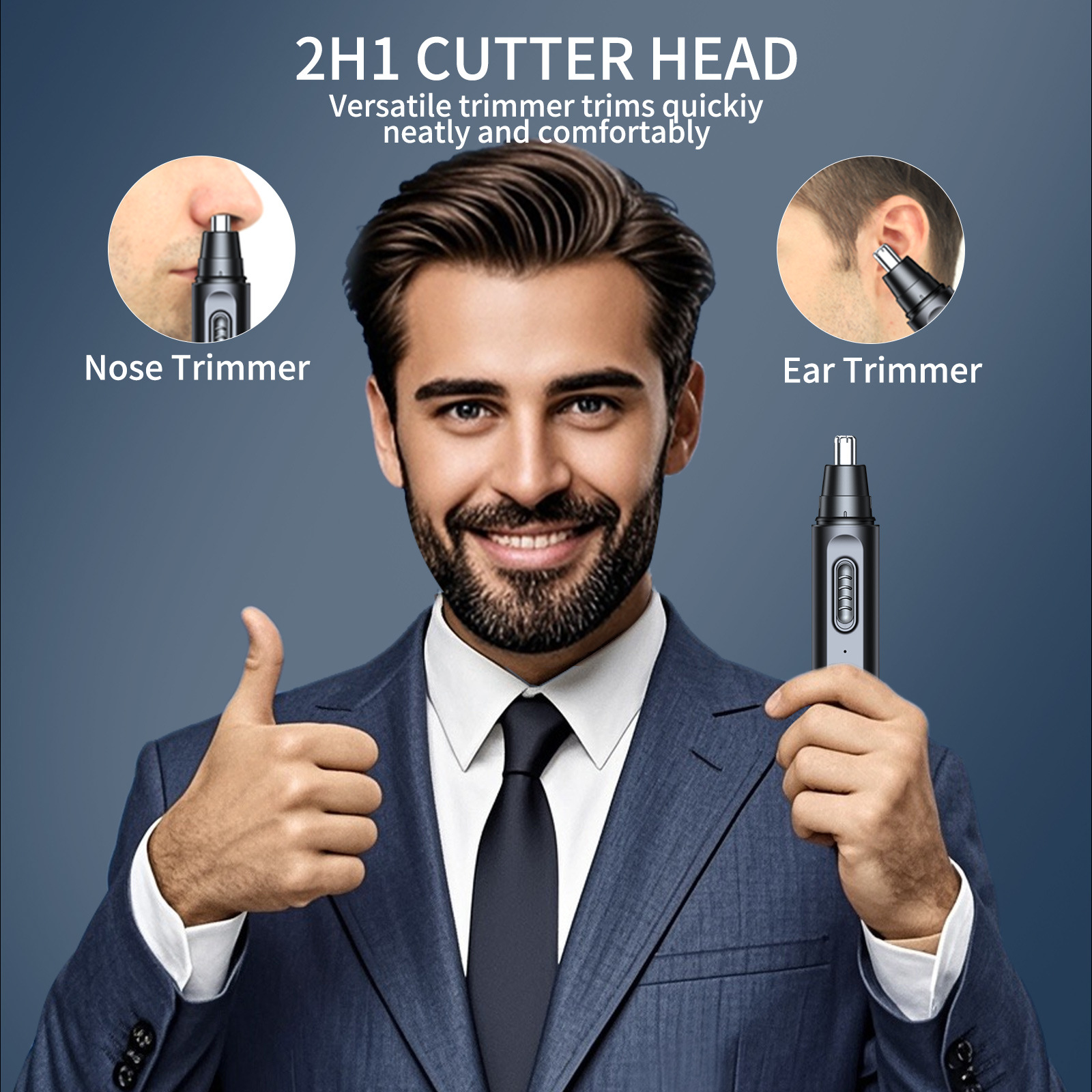 Powerful electric nose hair trimmer for men and wo... – Grandado