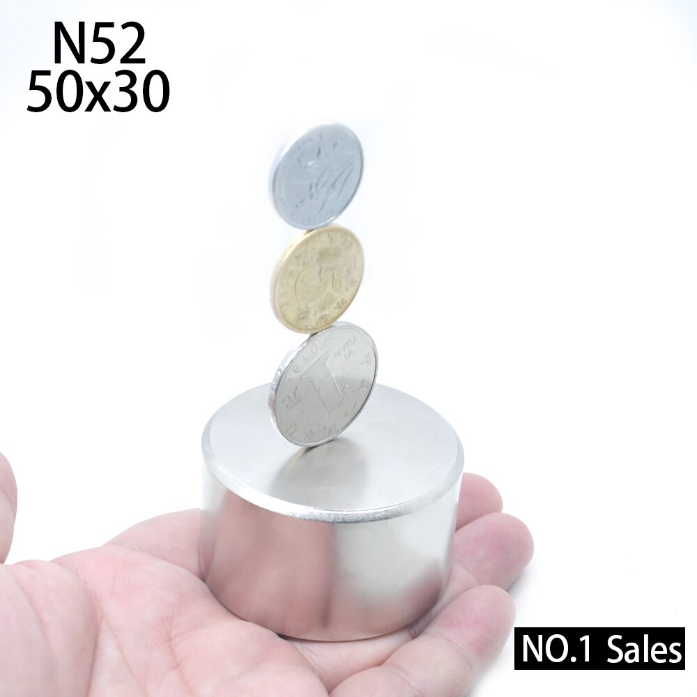 Magnet 1pcs/lot N52 Dia 50x30mm 40mm 70mmhot round... – Grandado