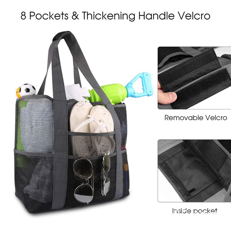 Waterproof Swimming Bags Multifunctional Mesh Beac... – Grandado