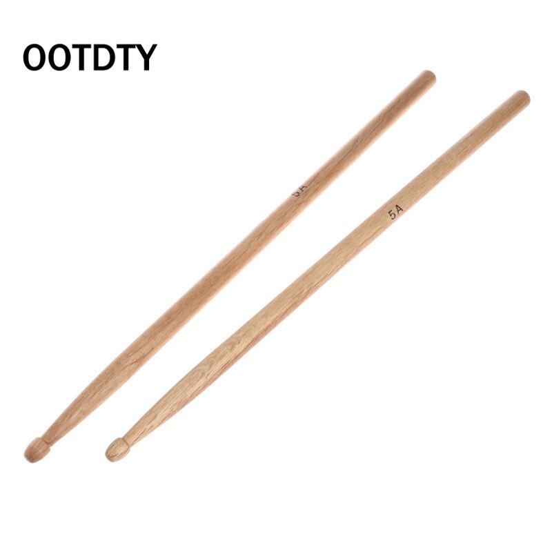 OOTDTY 1Pair 5A Oak Wood Durable Drumstick Kid Jaz... – Vicedeal