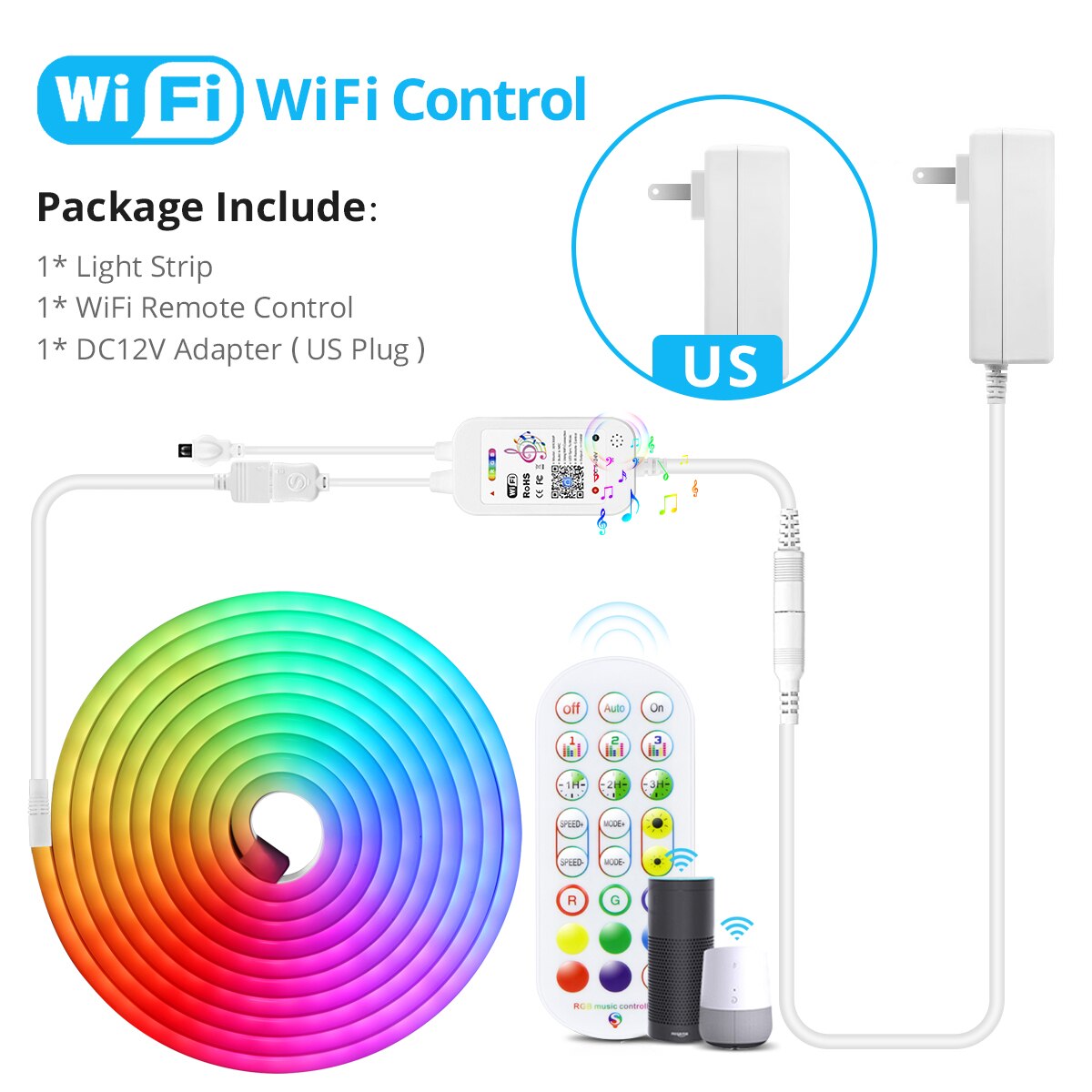 Led Strip Neon Lichten Tuya Smart Leven Wifi Bluet... – Vicedeal