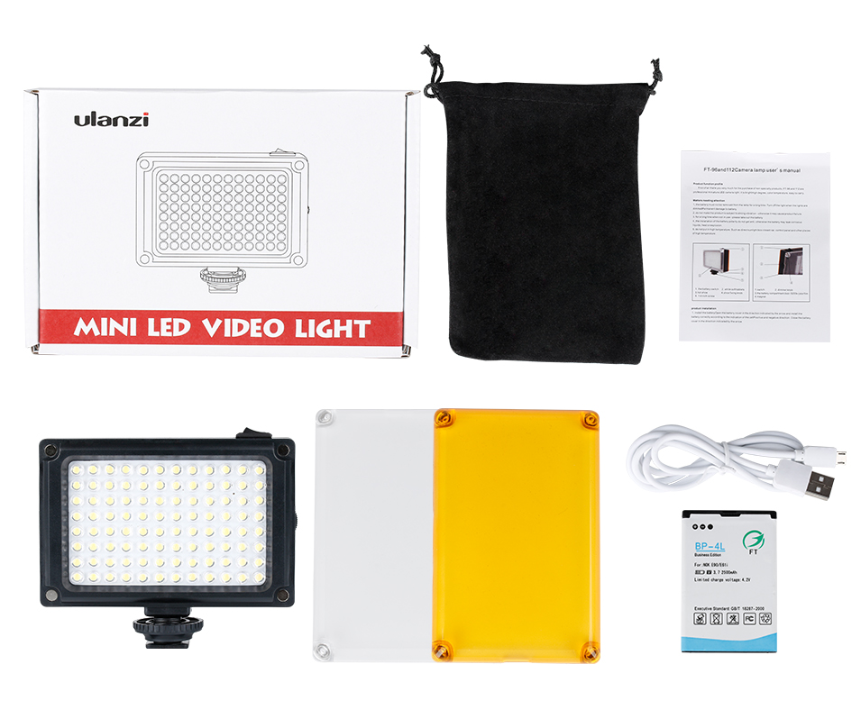 Ulanzi LED Photo Video Light on Camera w shoe moun... – Grandado