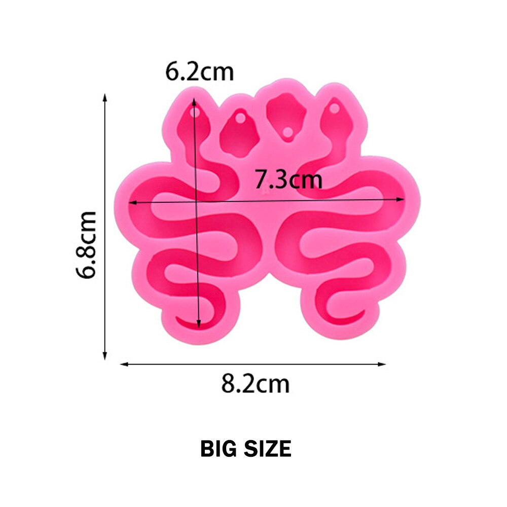 Diy Snake Shape Silicone Mold Crystal Epoxy Hars K... – Grandado