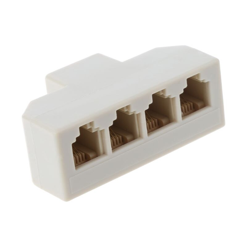 1 Pc RJ11 Splitter 3 Way Adapter 1 M Tot 4 F RJ-11... – Vicedeal