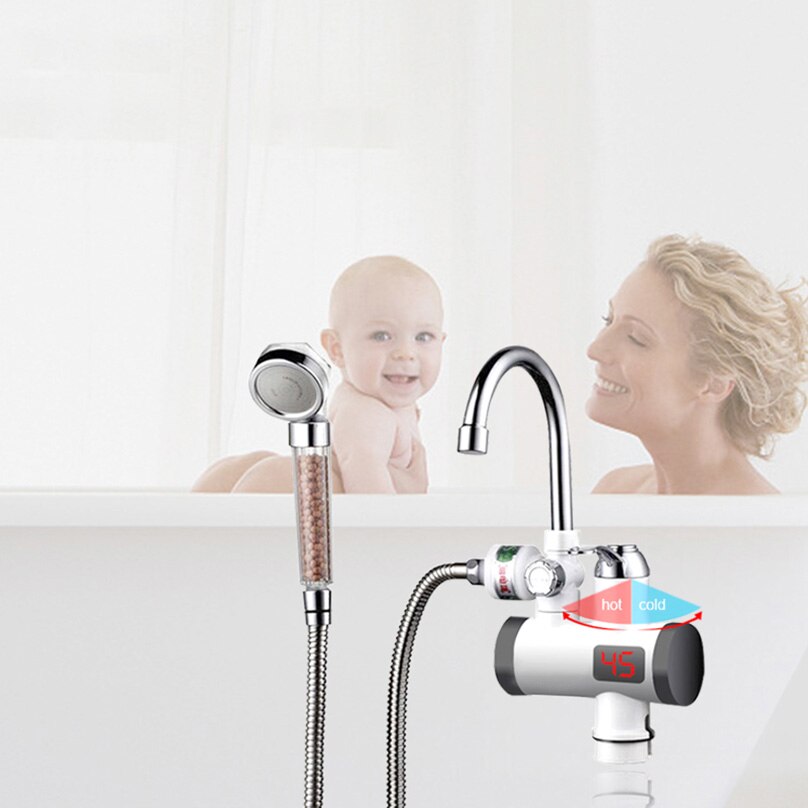 3000W Temperature Display Instant Water Tap Tankle... – Grandado