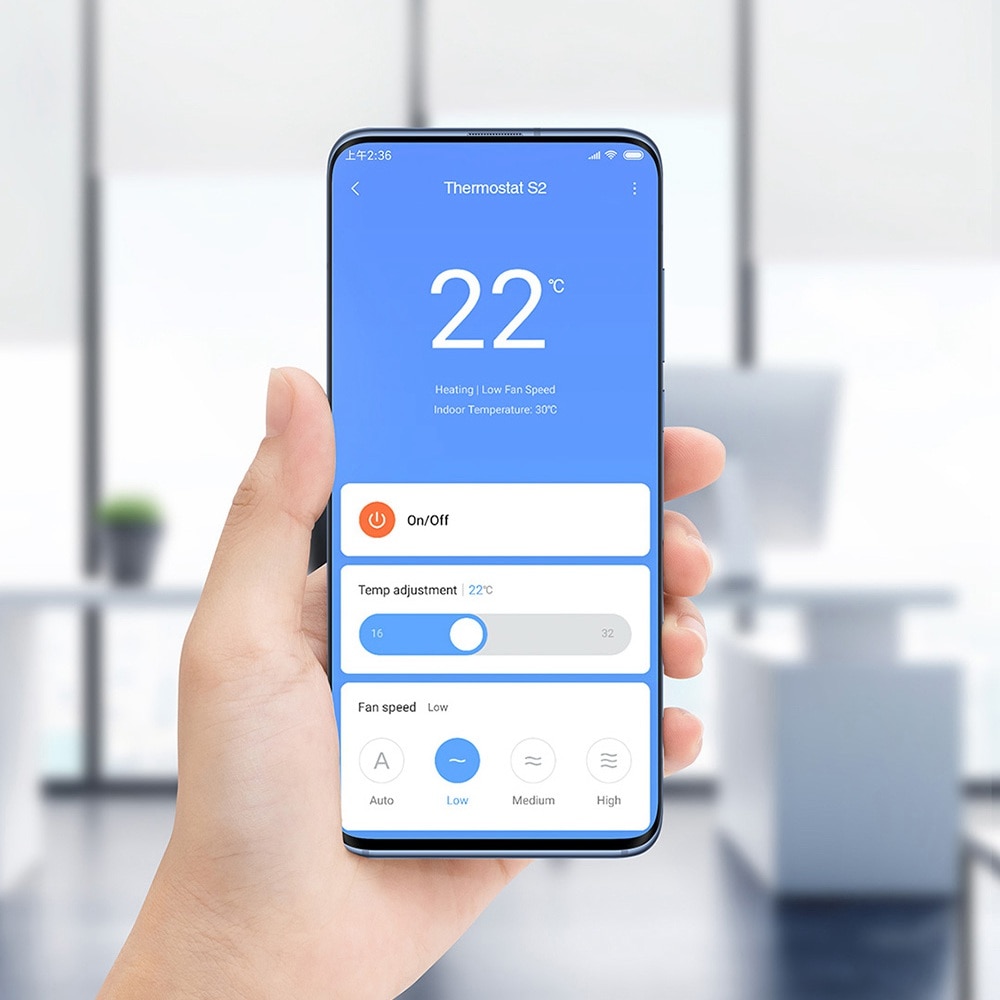 Aqara EigenStone S2 ZigBee Smart Thermostat Centra... – Vicedeal