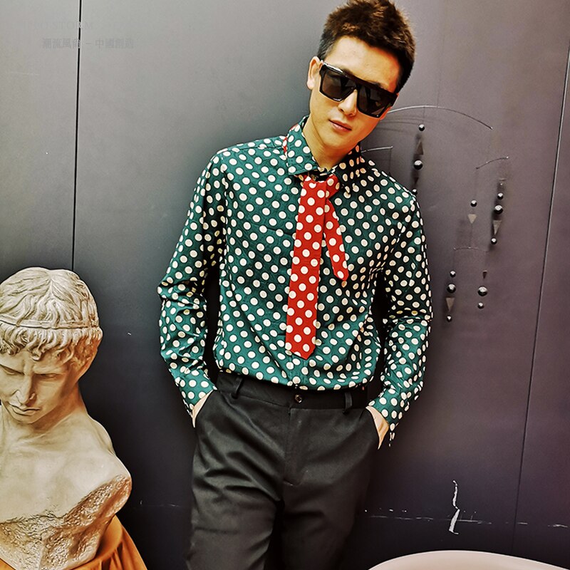 Mannelijke Business Casual Party Dress Shirts Zang... – Grandado