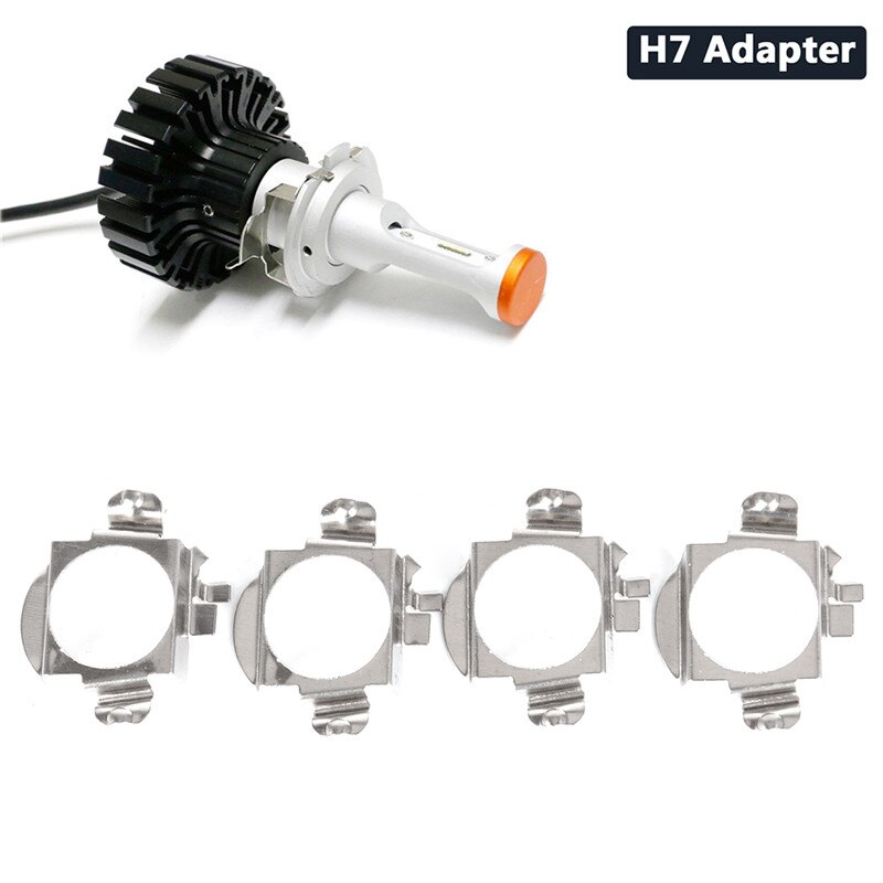 2Pcs 1cm x 4cm x 5cm H7 LED Car Headlight Bulb Bas... – Grandado