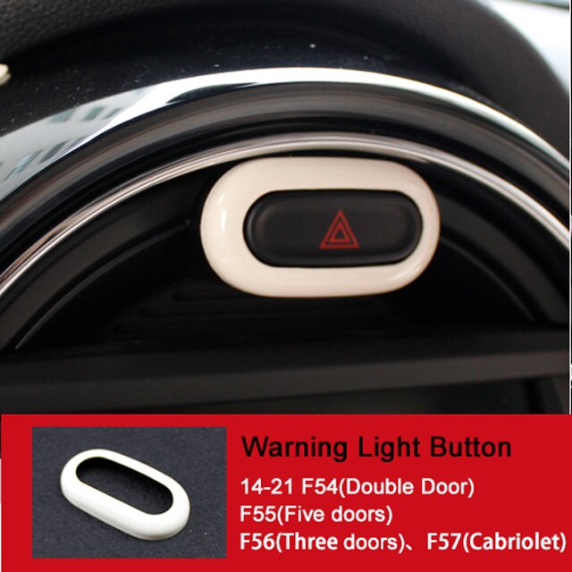 Car Warning Light Button Sticker For MINI Cooper O... – Grandado