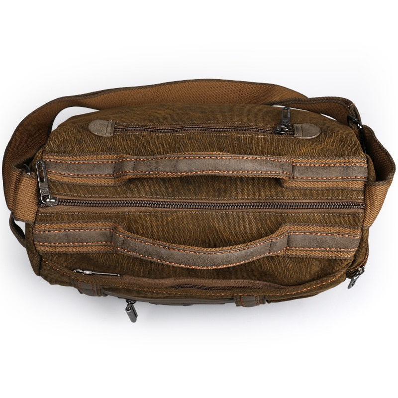 Ruil Men Travel Bag Folding Retro Canvas Messenger... – Grandado