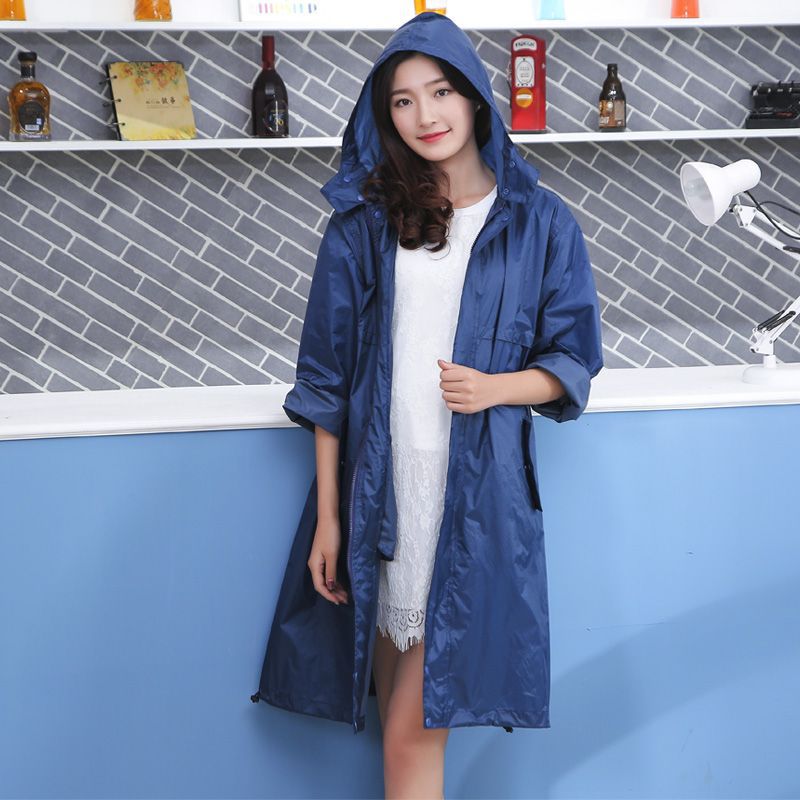 Outdoors Men Women Nylon Rain Coat Raincoat Long R... – Vicedeal