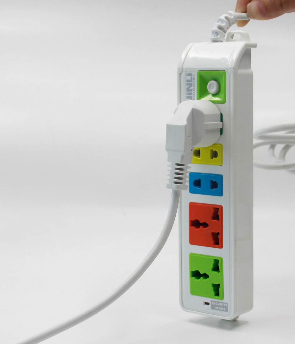 AU EU UK US security mode power socket with 1.8 Me... – Grandado