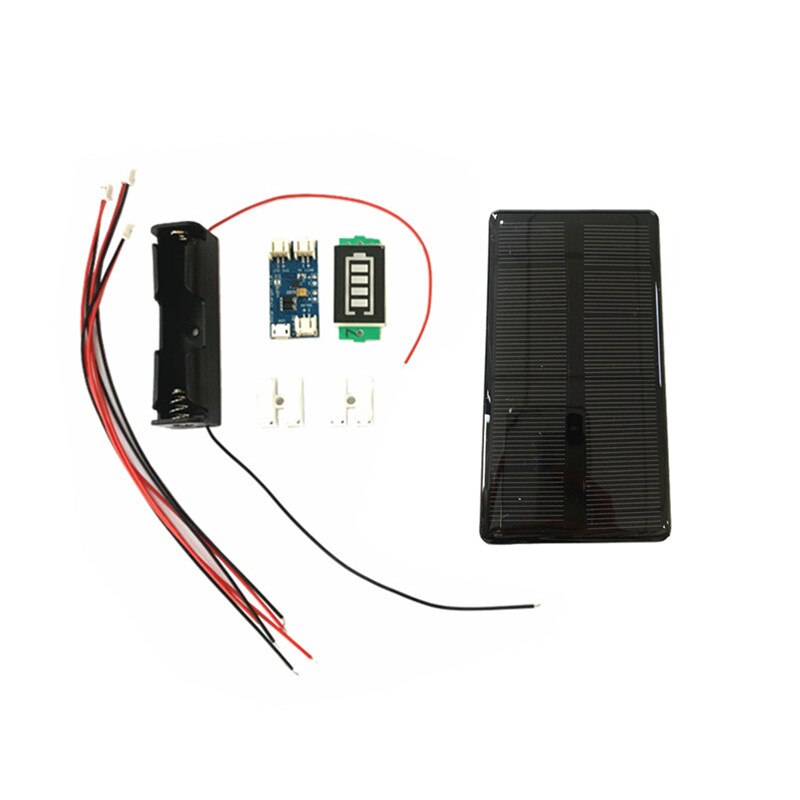 Mini 6v 210ma 1.25w mono solcellepanel med solcell... – Vicedeal