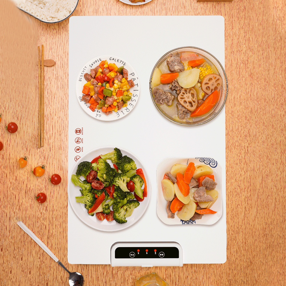 Electric Warming Tray with Adjustable Temperature ... – Grandado
