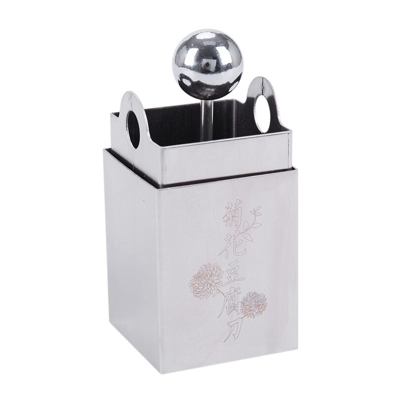 1 set rostfritt stål gör-det-själv-tofu strimla fo... – Vicedeal