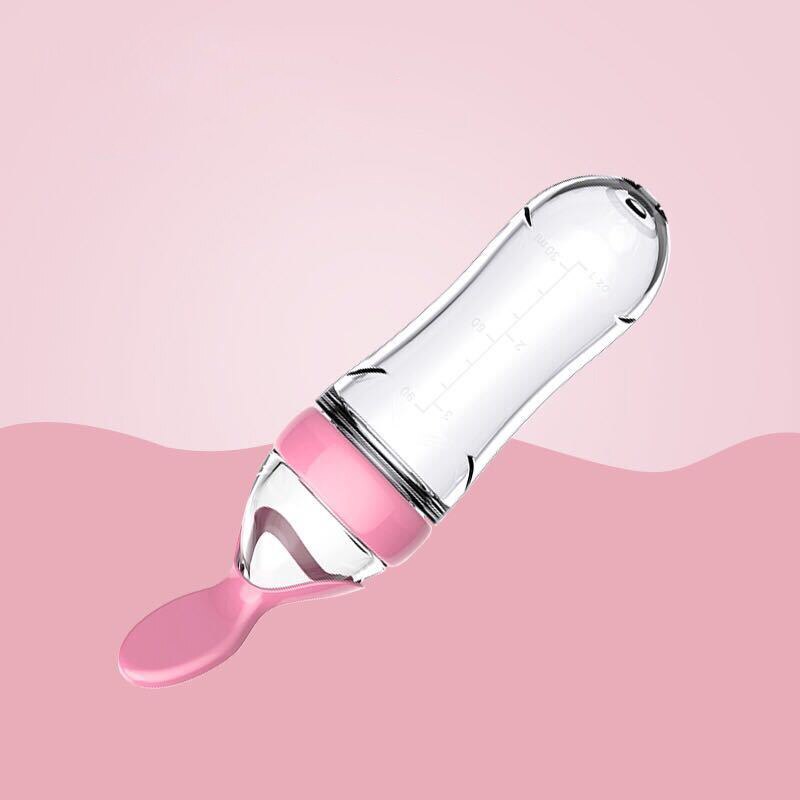 Daddy Baby Rice Cereal Bottle Baby Training Silico... – Grandado