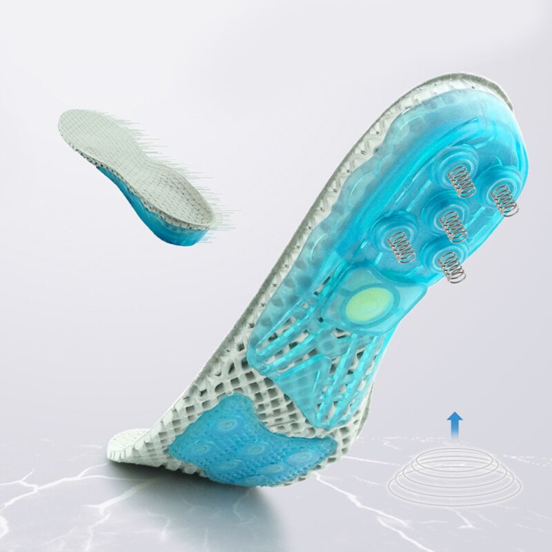 EVA Spring silicone Gel shoes Insoles flat feet or... – Grandado
