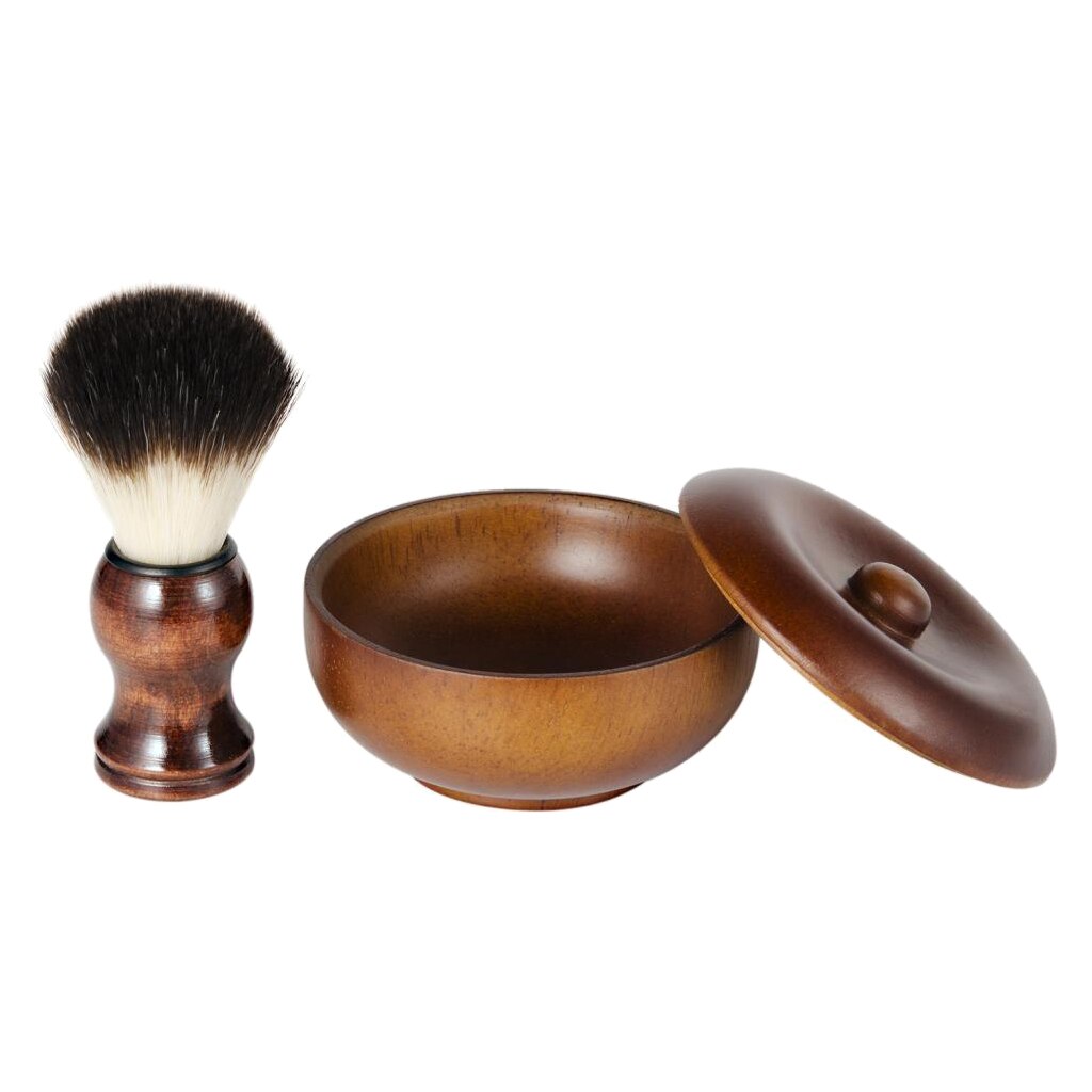 Traditional Wooden Beard Shaving Tool Set Shaving ... – Grandado