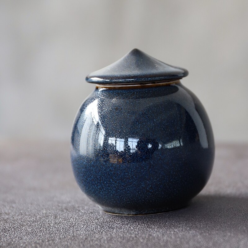 LUWU small size tea caddy ceramic porcelain tea ca... – Grandado