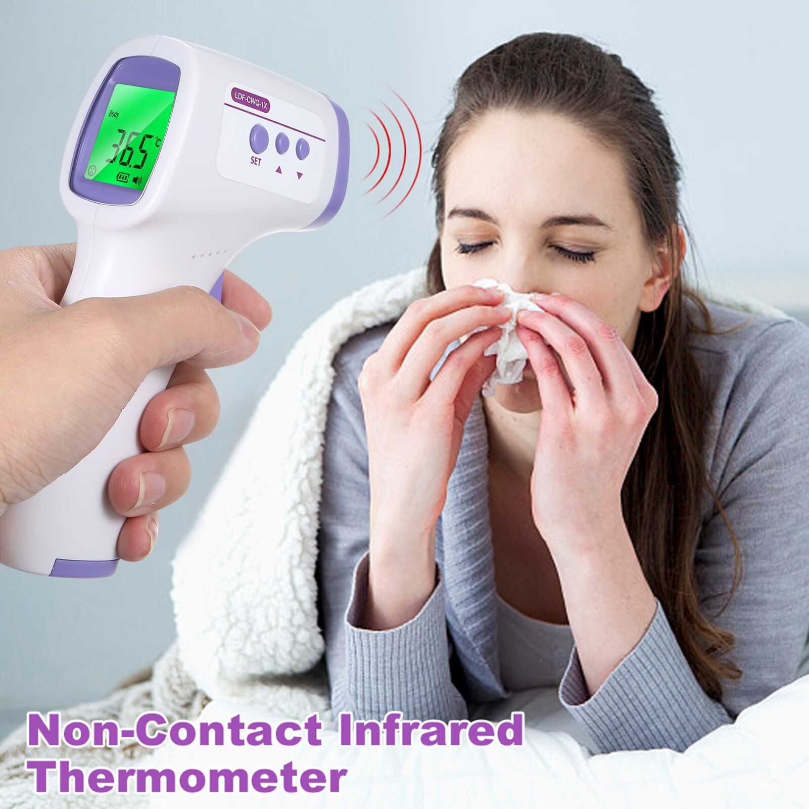 Electronic Infrared Non-contact Thermometer Forehe... – Grandado