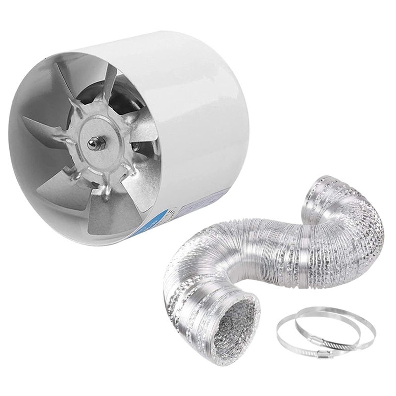 4 Inch Inline Duct Fan Air Ventilator Metal Pipe V... – Grandado