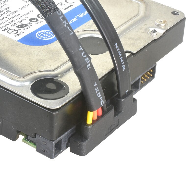 22Pin SATA Male to 22Pin 90 Degree Angled Female S... – Vicedeal