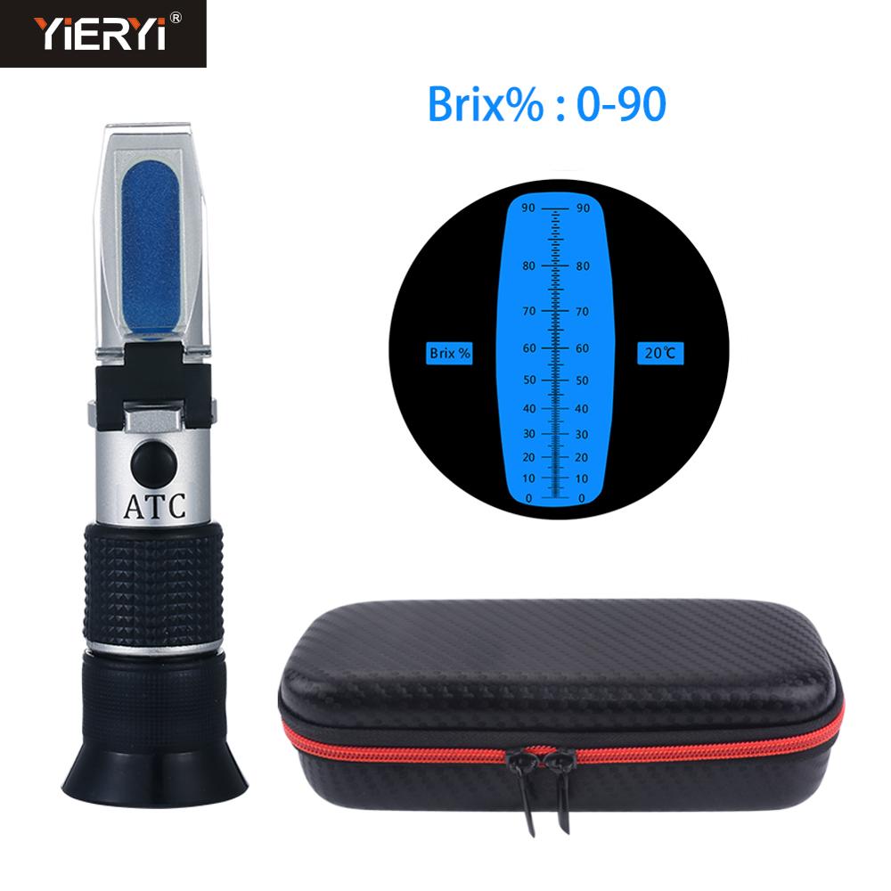 Yieryi Handheld Brix Refractometer Bereik 0-90% Ho... – Grandado