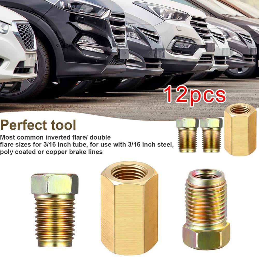 Brake Fittings Brass Inverted Flare Union & CO... – Grandado