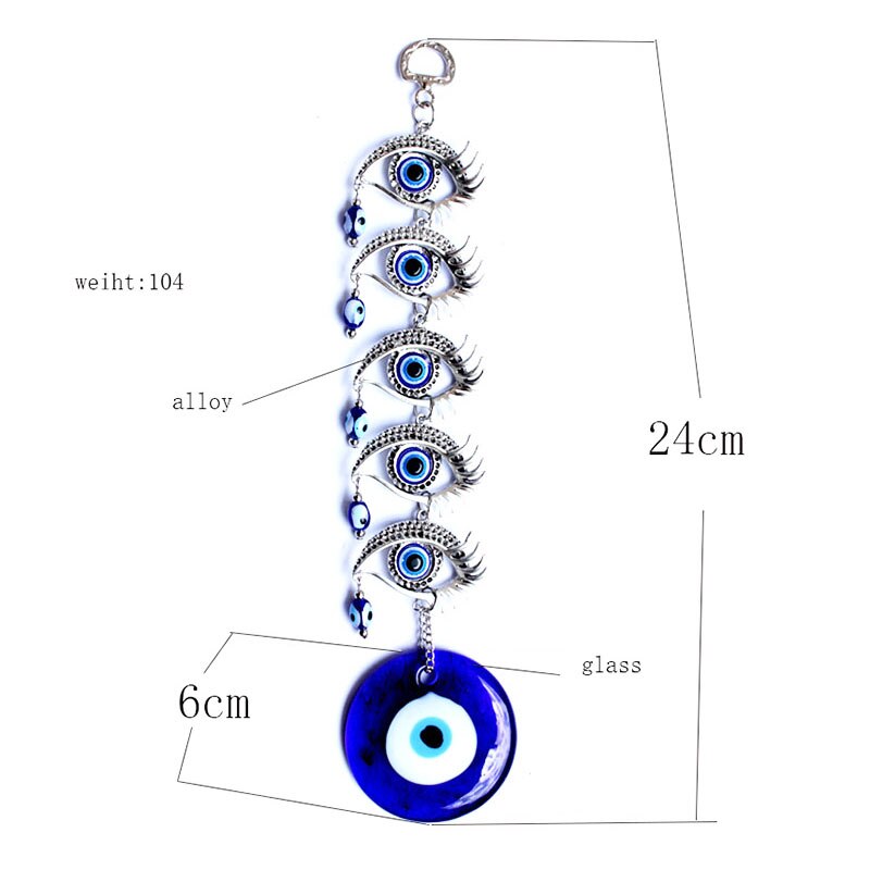 Turkse Blue Eye Hoefijzer Met Olifant Lint Amulet ... – Vicedeal
