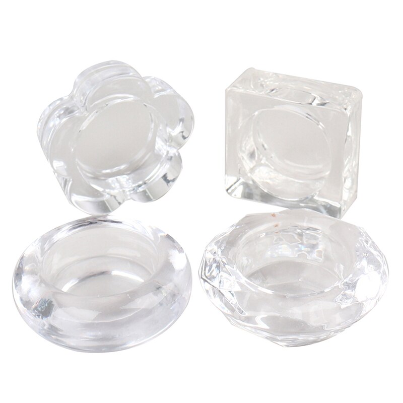 1Pc Crystal Glass Cup Nail Liquid Container Mini K... – Grandado