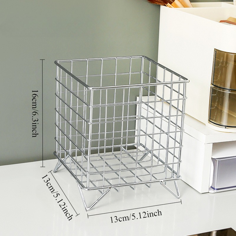 iron storage basket Office dormitory storage box D... – Grandado