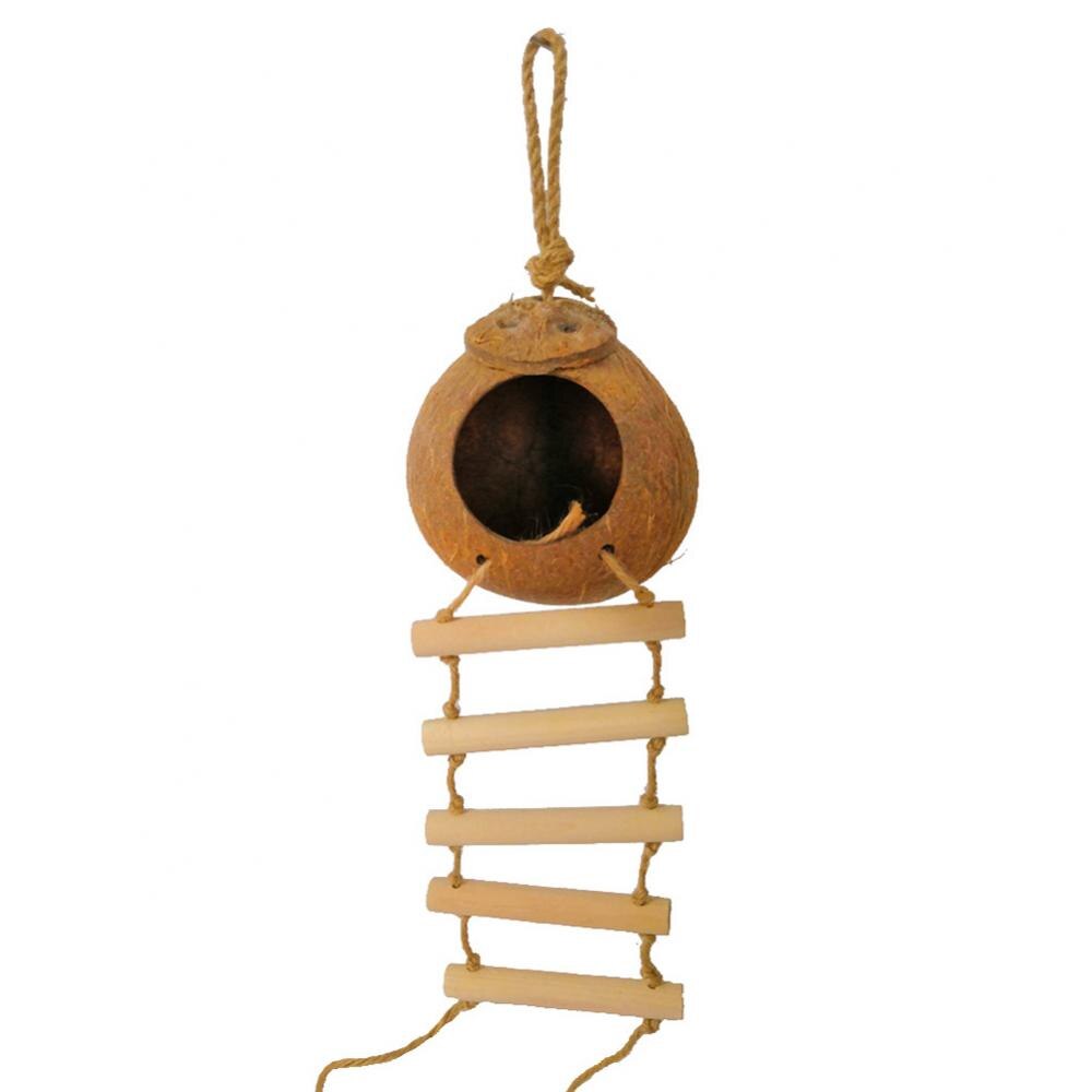 Sleeping Cage Decor Hanging Hammock Coconut Shell ... – Grandado