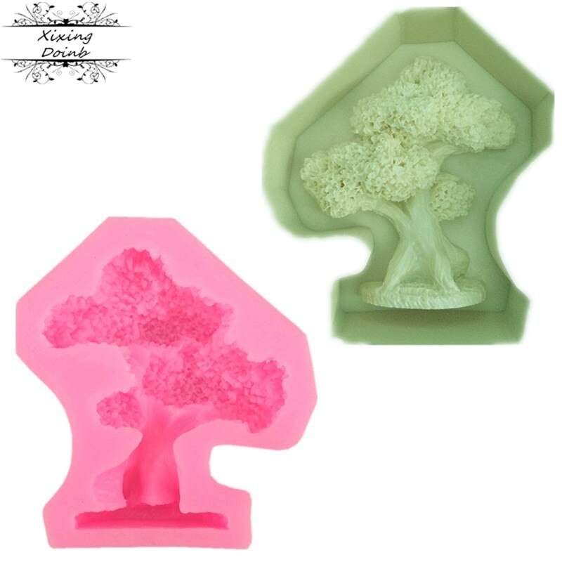 3D small tree bonsai shape silicone cake decoratio... – Vicedeal