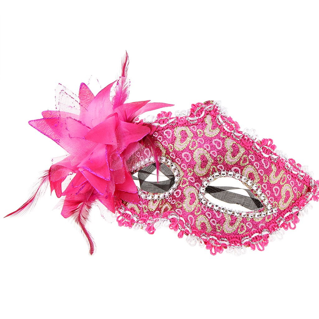 Women Girls Masquerade Party Flower Mask Venetian ... – Grandado