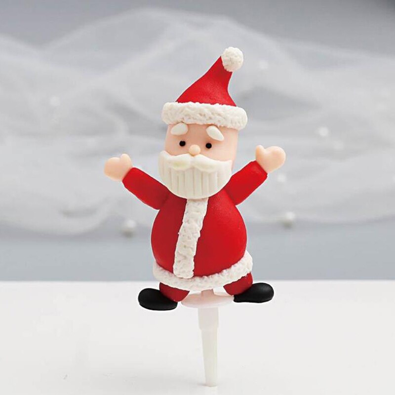 1 Pcs Colourful Cartoon Christmas Cake Ornaments S... – Grandado