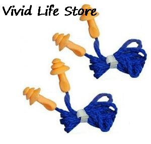 1pcs Soft Silicone Corded Reusable Ear Plugs Washa... – Grandado