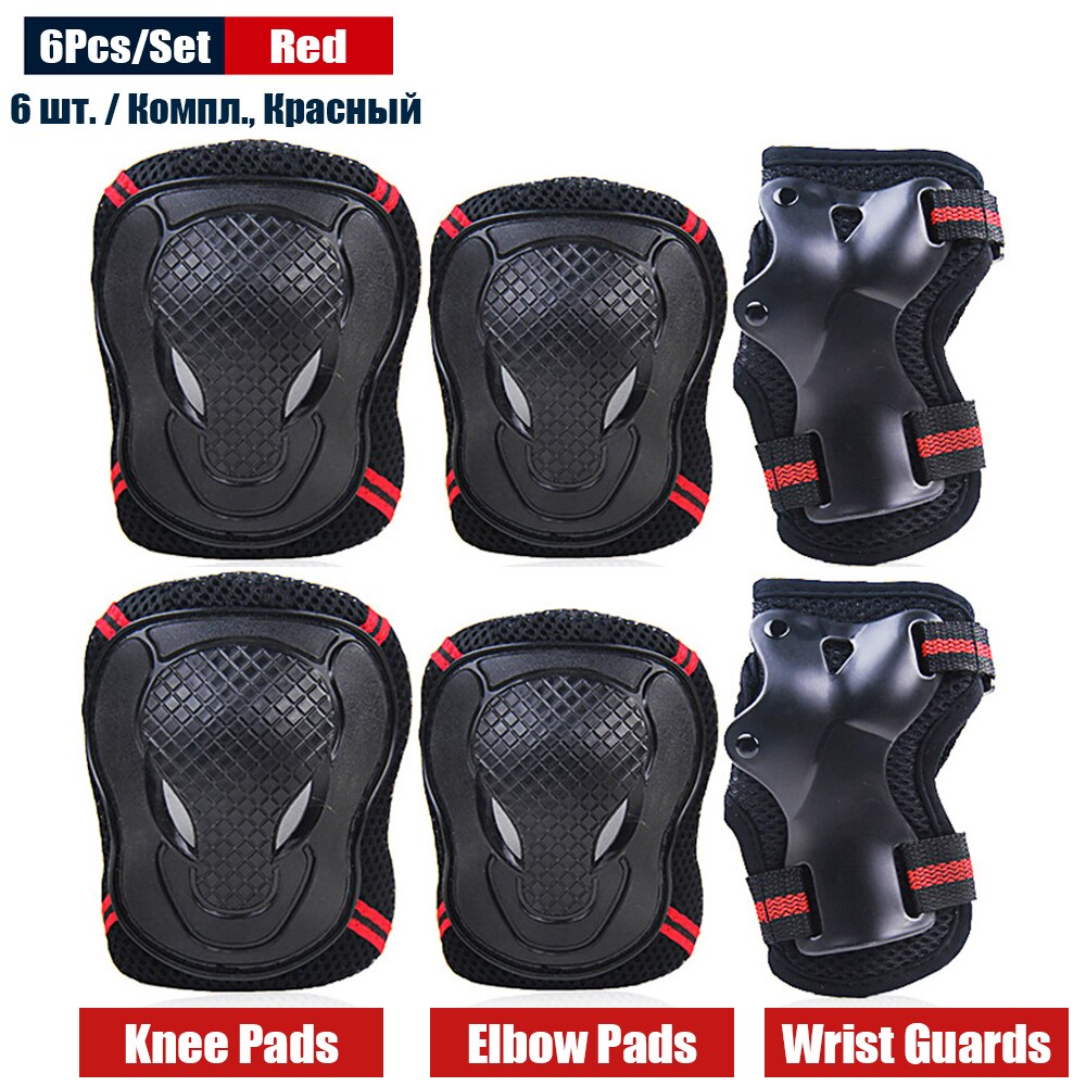 6Pcs/Set Teens & Adult Knee Pads Elbow Pads Wr... – Vicedeal