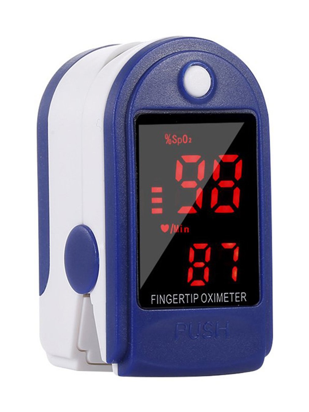 Monochrome Digital Pulse Oximeter Saturation Monit... – Grandado