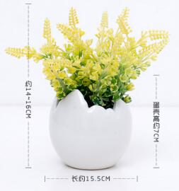 1PC DIY Egg Plant Potted Desk Home Decor Child'... – Grandado