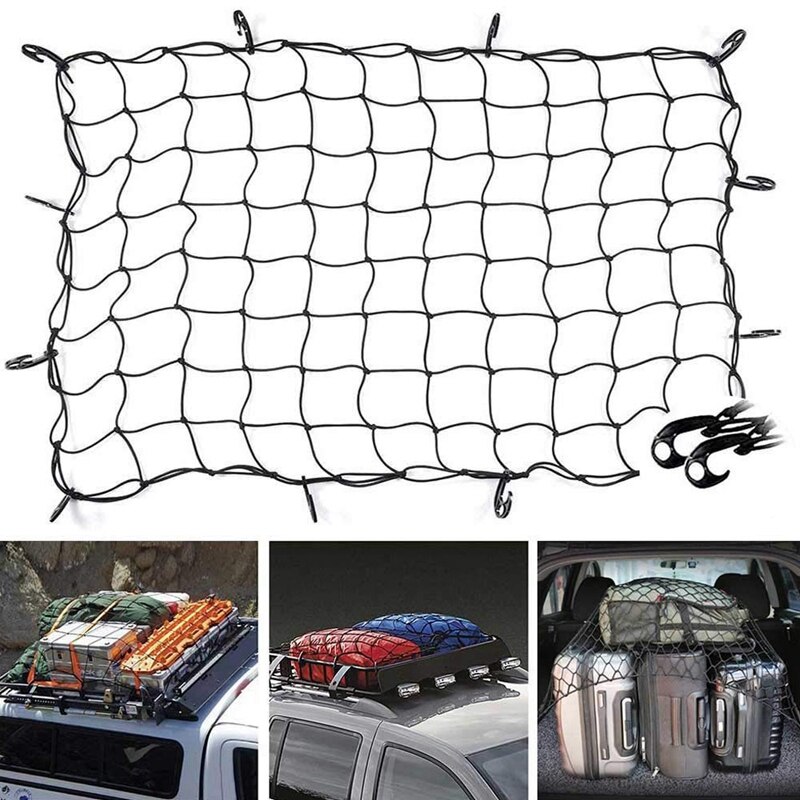 47 Inch X 36 Inch Cargo Net Bungee Nets Stretches ... – Grandado