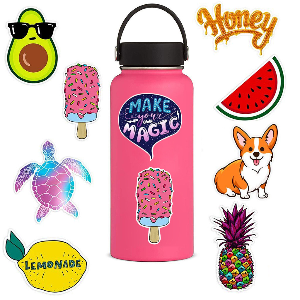 Water Stickers Flessen Grote Leuke Waterdichte Est... – Grandado
