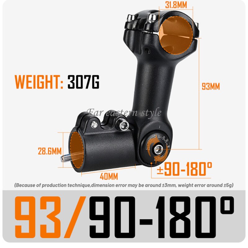 Gustavo Verstelbare Stuurpen Riser Voor 25.4/31.8M... – Vicedeal