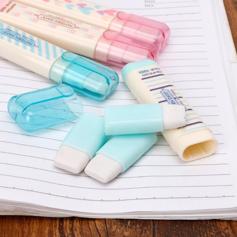 Cute Kawaii Heart Flower Rubber Erasers Lovely Str... – Grandado