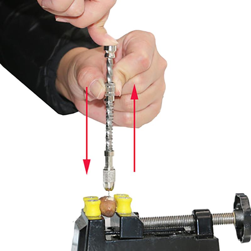 Mini Spiral Hand Drill Full Metal Hand Twist Drill... – Grandado Mini Spiral Hand Drill Full Metal Hand Twist Drill... – Grandado