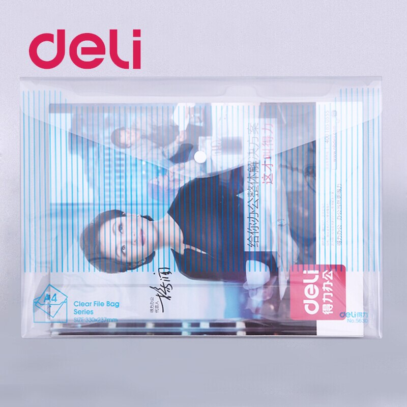Deli 10pcs A4 Clear file Document Bag Paper File F... – Vicedeal