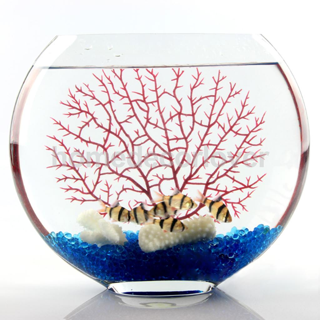 Artificial Red Coral Ornament for Aquarium Fish Ta... – Grandado