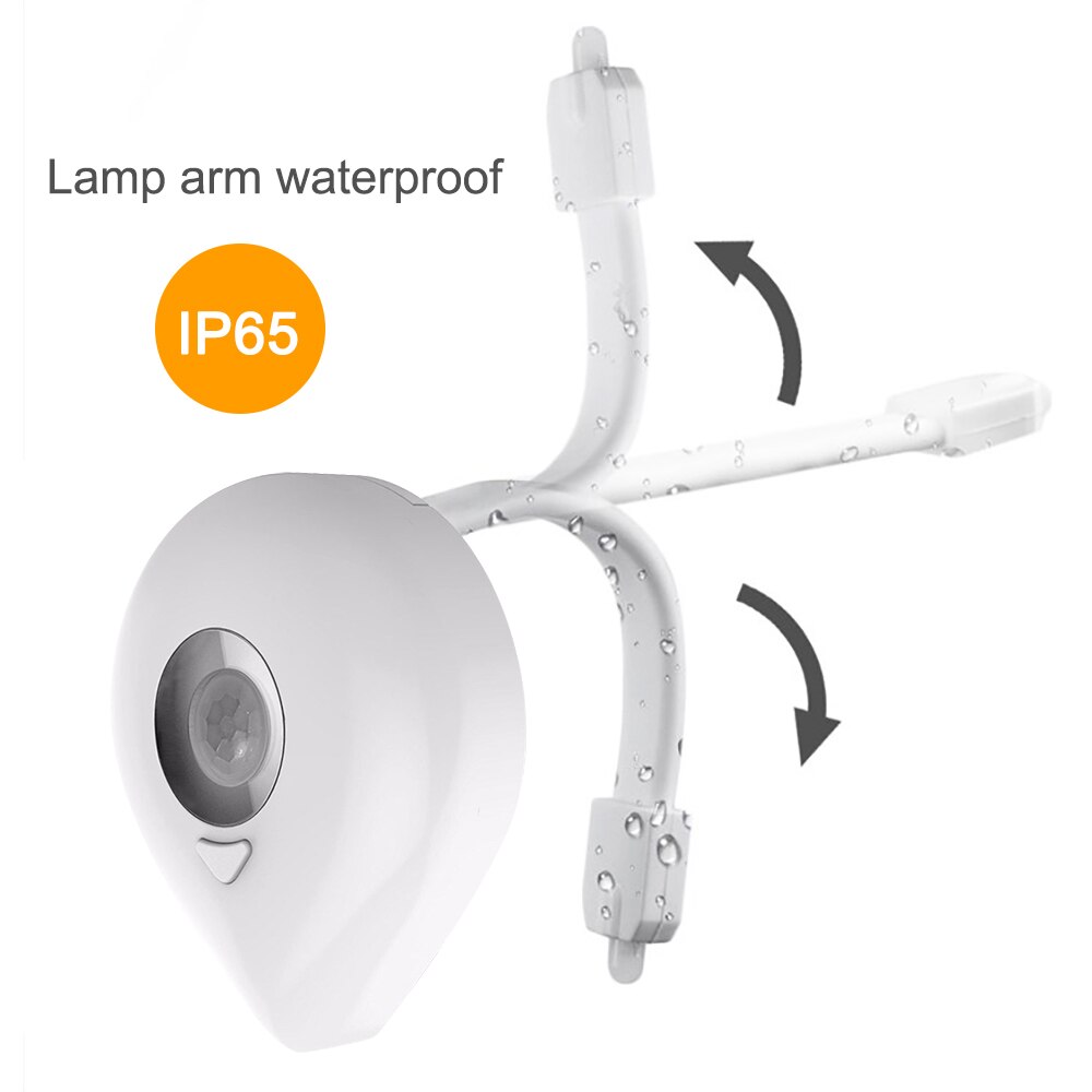 IVYSHION LED Toilet Seat Smart Night Sensor Waterp... – Grandado