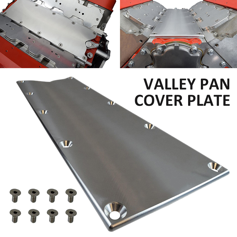 1 Pc Billet Aluminum Valley Pan Cover Plate Billet... – Grandado