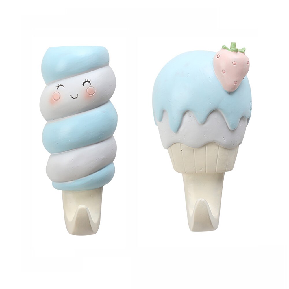 Creatieve Ijs Vorm Muur Haak Wandmontage Hars Haak... – Grandado